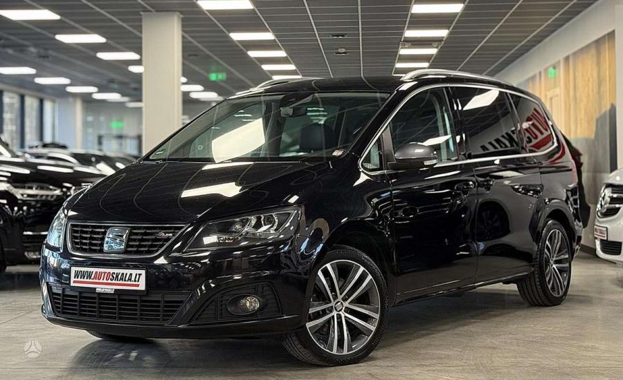 Black SEAT Alhambra 2020 in Klaipeda, with an engine capacity of 1.97 L and mileage of 239 thousand km for 15900 €, photo 24 on AUTOMOTO.COM.LV