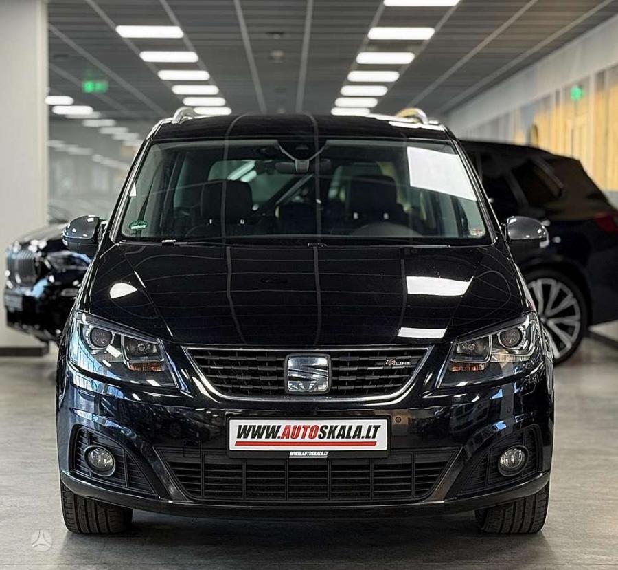Black SEAT Alhambra 2020 in Klaipeda, with an engine capacity of 1.97 L and mileage of 239 thousand km for 15900 €, photo 27 on AUTOMOTO.COM.LV