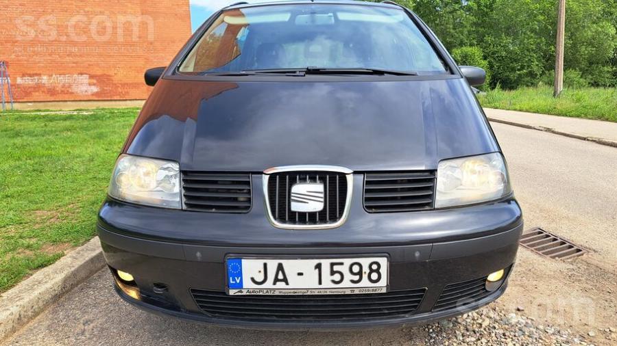 Melns SEAT Alhambra 2006 Daugavpils, ar dzinēja tilpumu 2.00 L un nobraukumu 378 tūkst. km par 1700 €, foto 1 vietnē AUTOMOTO.COM.LV