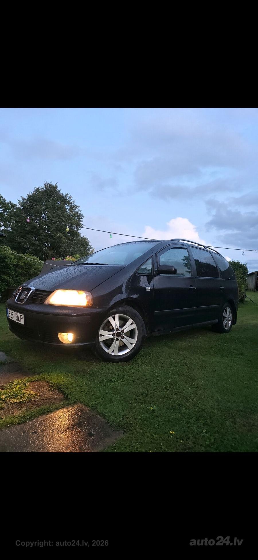 Melns SEAT Alhambra 2007 Elva, ar dzinēja tilpumu 1.90 L un nobraukumu 386 tūkst. km par 1199 €, foto 1 vietnē AUTOMOTO.COM.LV