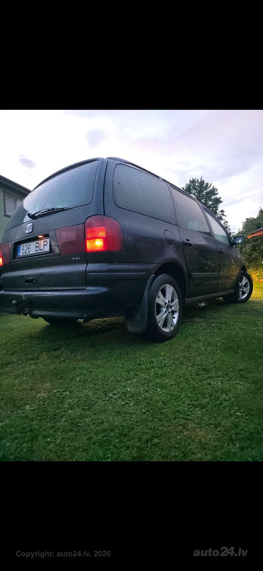 Melns SEAT Alhambra 2007 Elva, ar dzinēja tilpumu 1.90 L un nobraukumu 386 tūkst. km par 1199 €, foto 8 vietnē AUTOMOTO.COM.LV