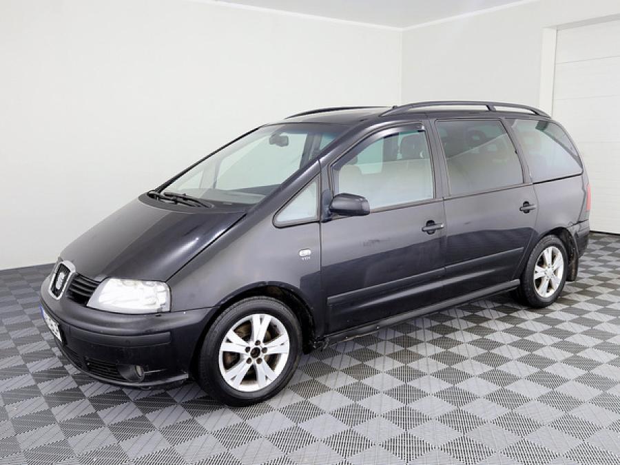 Black SEAT Alhambra 2007 in Tallinn, with an engine capacity of 1.90 L and mileage of 389 thousand km for 999 €, photo 3 on AUTOMOTO.COM.LV
