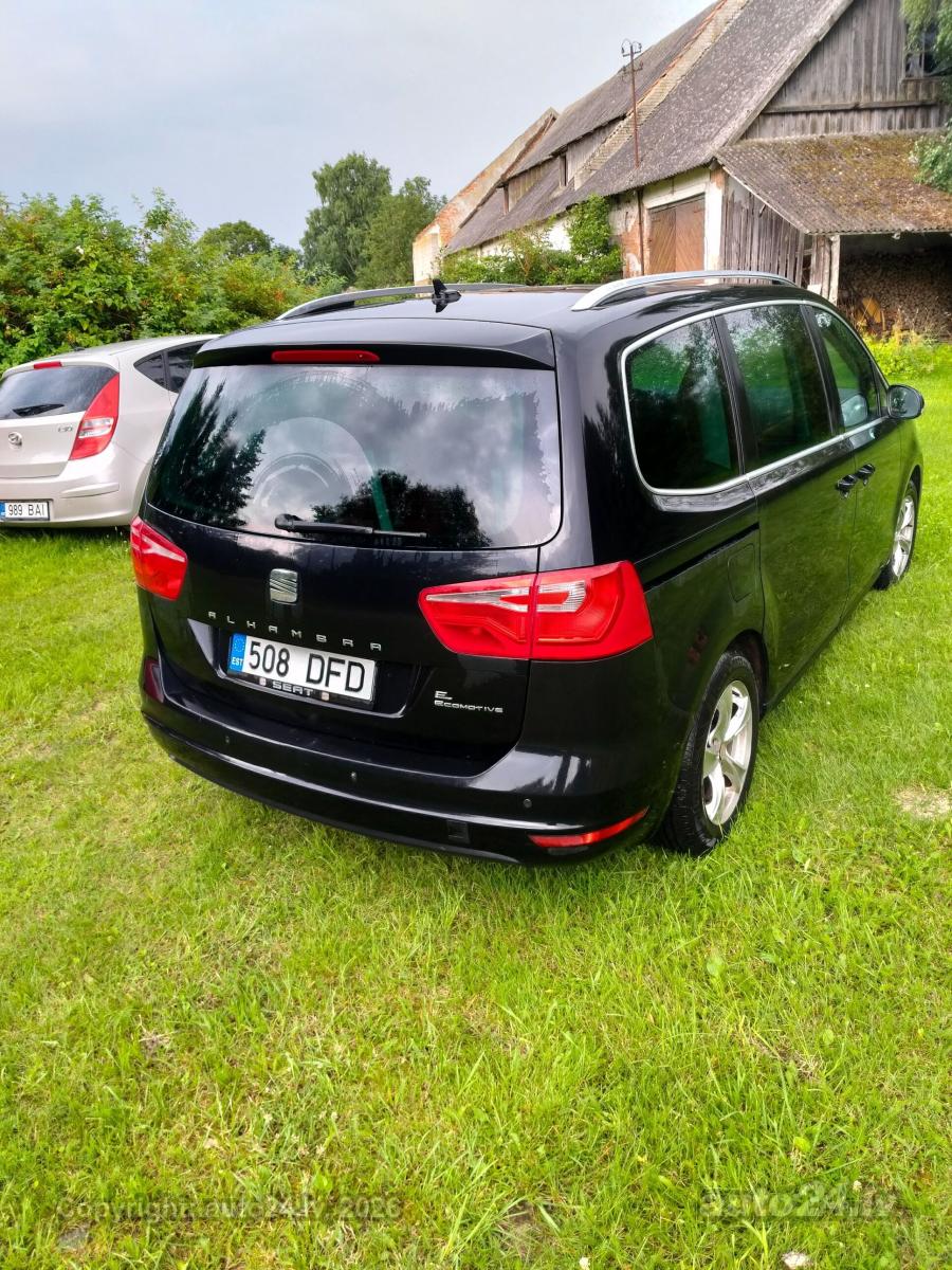 Melns SEAT Alhambra 2011 Tartu, ar dzinēja tilpumu 2.00 L un nobraukumu 300 tūkst. km par 5400 €, foto 6 vietnē AUTOMOTO.COM.LV
