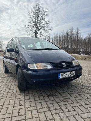 Blue SEAT Alhambra 2000 in Kraslava, with an engine capacity of 1.90 L and mileage of 477 thousand km for 850 €, photo  on AUTOMOTO.COM.LV