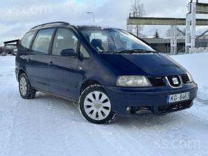 Blue SEAT Alhambra 2001 in Gulbene, with an engine capacity of 1.90 L and mileage of 461 thousand km for 1390 €, photo  on AUTOMOTO.COM.LV