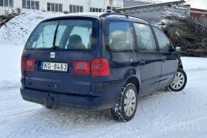 Blue SEAT Alhambra 2001 in Gulbene, with an engine capacity of 1.90 L and mileage of 461 thousand km for 1390 €, photo 2 on AUTOMOTO.COM.LV
