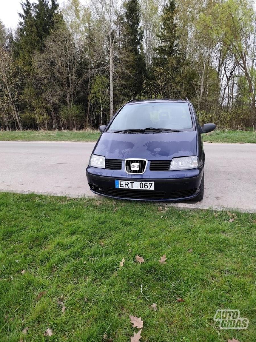 Zils SEAT Alhambra 2001 Kaišiadorys, ar dzinēja tilpumu 1.90 L un nobraukumu 470 tūkst. km par 950 €, foto 5 vietnē AUTOMOTO.COM.LV