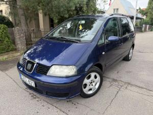 Blue SEAT Alhambra 2001 in Kaunas, with an engine capacity of 1.90 L and mileage of 500 thousand km for 800 €, photo  on AUTOMOTO.COM.LV