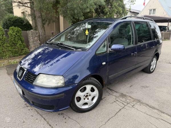 Zils SEAT Alhambra 2001 Kauņa, ar dzinēja tilpumu 1.90 L un nobraukumu 500 tūkst. km par 800 €, foto 4 vietnē AUTOMOTO.COM.LV
