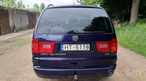 Blue SEAT Alhambra 2002 in Daugavpils, with an engine capacity of 1.90 L and mileage of 391 thousand km for 1550 €, photo 5 on AUTOMOTO.COM.LV