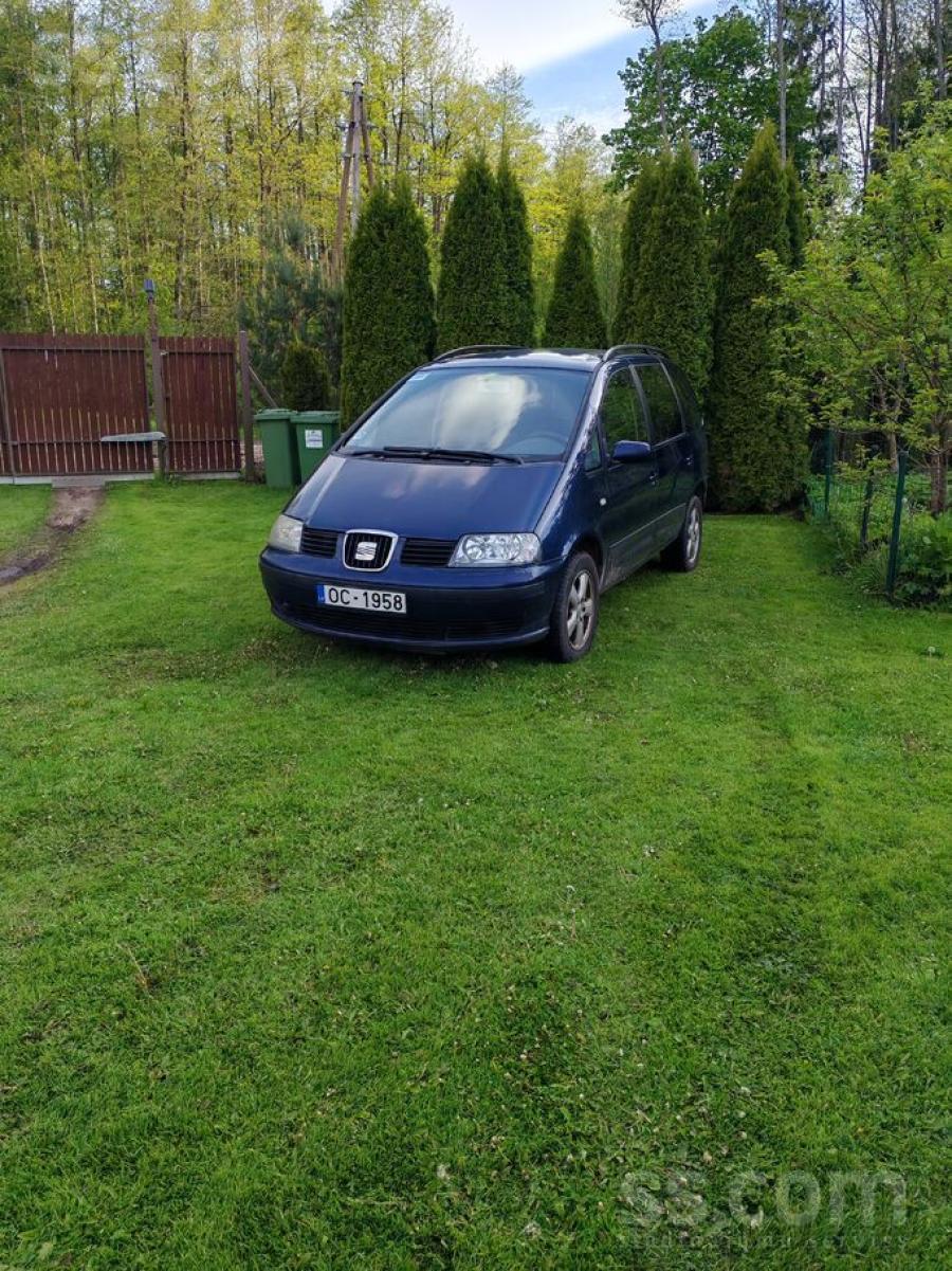 Zils SEAT Alhambra 2003 Rīga, ar dzinēja tilpumu 1.90 L un nobraukumu 223 tūkst. km par 1350 €, foto 1 vietnē AUTOMOTO.COM.LV