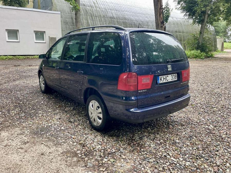 Синий Сеат Альхамбра 2003 в Вильнюс, объемом двигателя 1.90 л и пробегом 155 тыс. км за 1950 €, фото 5 на AUTOMOTO.COM.LV