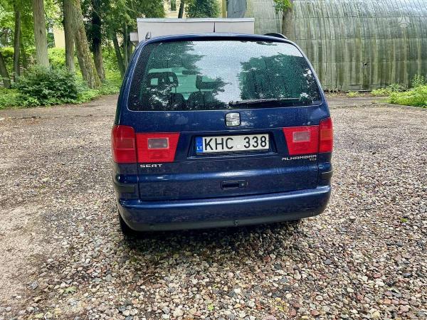 Zils SEAT Alhambra 2003 Viļņa, ar dzinēja tilpumu 1.90 L un nobraukumu 155 tūkst. km par 1950 €, foto 10 vietnē AUTOMOTO.COM.LV