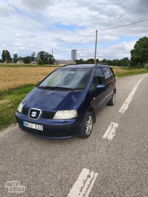 Zils SEAT Alhambra 2003 Prienai, ar dzinēja tilpumu 2.00 L un nobraukumu 327 tūkst. km par 1600 €, foto  vietnē AUTOMOTO.COM.LV