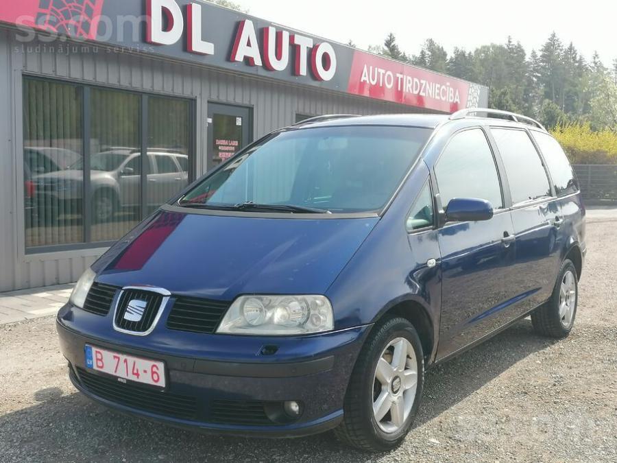 Zils SEAT Alhambra 2004 Valmiera, ar dzinēja tilpumu 1.80 L un nobraukumu 320 tūkst. km par 1490 €, foto 1 vietnē AUTOMOTO.COM.LV