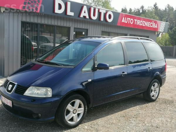 Blue SEAT Alhambra 2004 in Valmiera, with an engine capacity of 1.80 L and mileage of 320 thousand km for 1490 €, photo 2 on AUTOMOTO.COM.LV