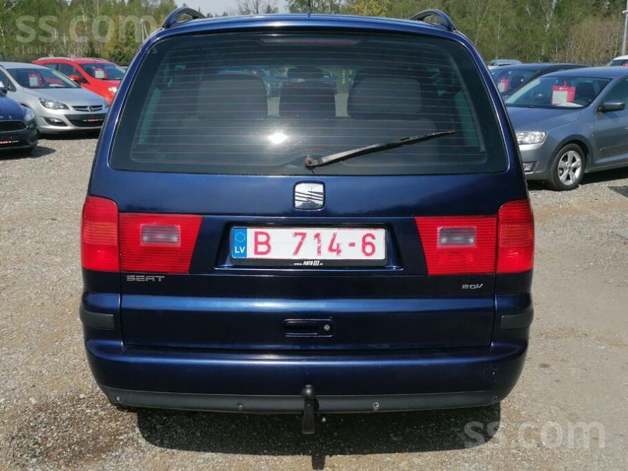 Zils SEAT Alhambra 2004 Valmiera, ar dzinēja tilpumu 1.80 L un nobraukumu 320 tūkst. km par 1490 €, foto 8 vietnē AUTOMOTO.COM.LV
