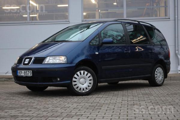 Zils SEAT Alhambra 2006 Rīga, ar dzinēja tilpumu 2.00 L un nobraukumu 0 tūkst. km par 2495 €, foto 1 vietnē AUTOMOTO.COM.LV
