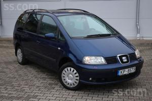 Blue SEAT Alhambra 2006 in Riga, with an engine capacity of 2.00 L and mileage of 0 thousand km for 2495 €, photo 2 on AUTOMOTO.COM.LV
