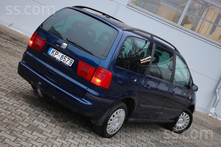 Blue SEAT Alhambra 2006 in Riga, with an engine capacity of 2.00 L and mileage of 0 thousand km for 2495 €, photo 5 on AUTOMOTO.COM.LV