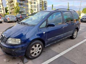 Blue SEAT Alhambra 2007 in Vilnius, with an engine capacity of 2.00 L and mileage of 363 thousand km for 1299 €, photo  on AUTOMOTO.COM.LV