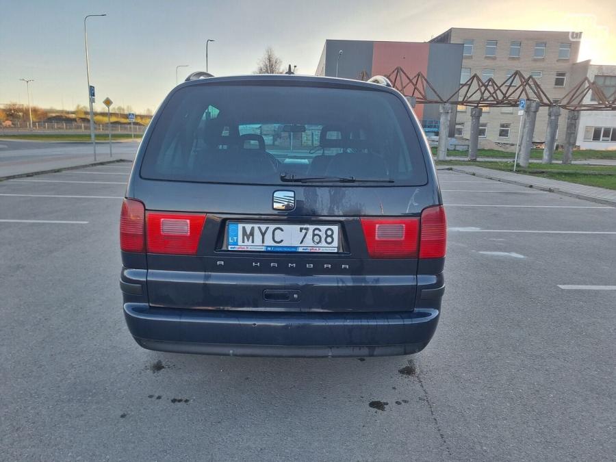 Blue SEAT Alhambra 2007 in Telschi, with an engine capacity of 2.00 L and mileage of 280 thousand km for 1350 €, photo 6 on AUTOMOTO.COM.LV