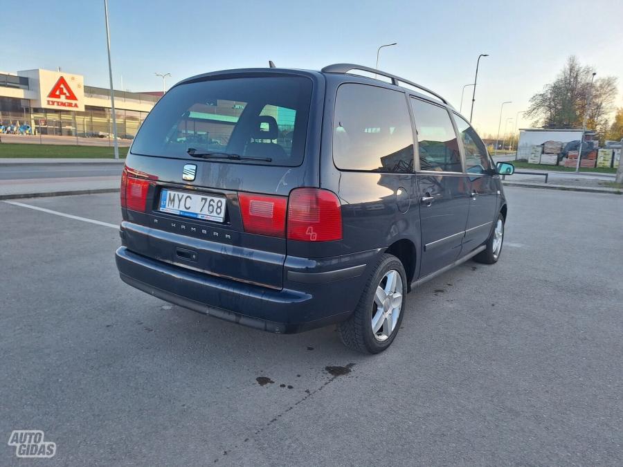 Blue SEAT Alhambra 2007 in Telschi, with an engine capacity of 2.00 L and mileage of 280 thousand km for 1350 €, photo 7 on AUTOMOTO.COM.LV