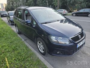 Zils SEAT Alhambra 2011 Rīga, ar dzinēja tilpumu 1.40 L un nobraukumu 274 tūkst. km par 4300 €, foto  vietnē AUTOMOTO.COM.LV