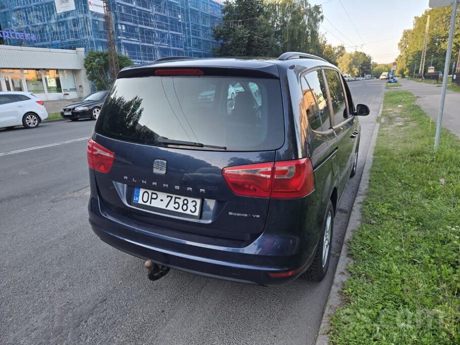 Zils SEAT Alhambra 2011 Rīga, ar dzinēja tilpumu 1.40 L un nobraukumu 274 tūkst. km par 4300 €, foto 6 vietnē AUTOMOTO.COM.LV