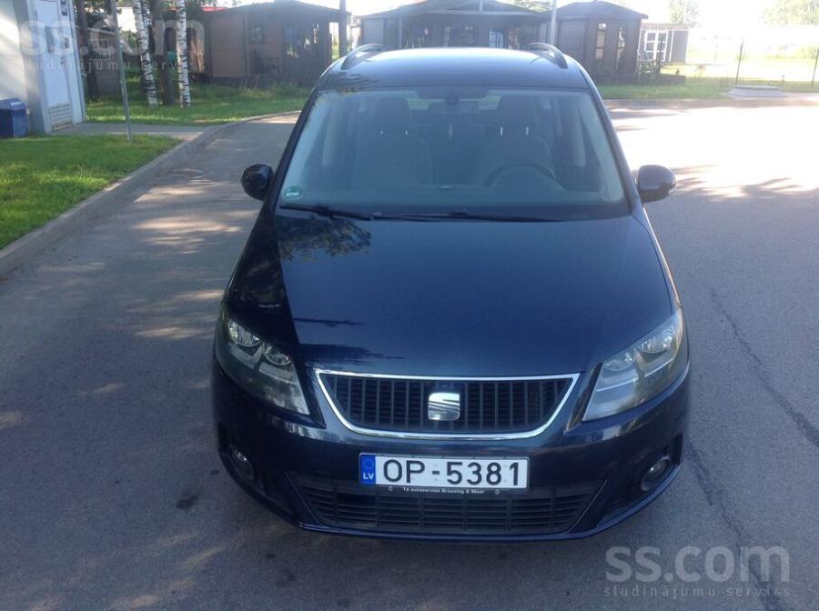 Zils SEAT Alhambra 2011 Rīga, ar dzinēja tilpumu 2.00 L un nobraukumu 253 tūkst. km par 6900 €, foto 3 vietnē AUTOMOTO.COM.LV