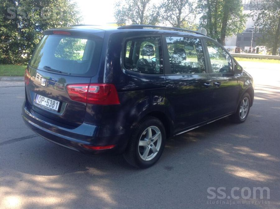 Zils SEAT Alhambra 2011 Rīga, ar dzinēja tilpumu 2.00 L un nobraukumu 253 tūkst. km par 6900 €, foto 8 vietnē AUTOMOTO.COM.LV