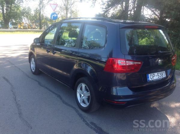Zils SEAT Alhambra 2011 Rīga, ar dzinēja tilpumu 2.00 L un nobraukumu 253 tūkst. km par 6900 €, foto 8 vietnē AUTOMOTO.COM.LV