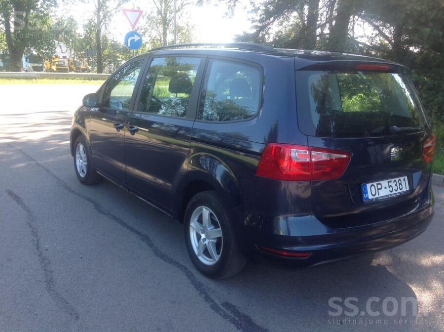 Zils SEAT Alhambra 2011 Rīga, ar dzinēja tilpumu 2.00 L un nobraukumu 253 tūkst. km par 6900 €, foto 9 vietnē AUTOMOTO.COM.LV