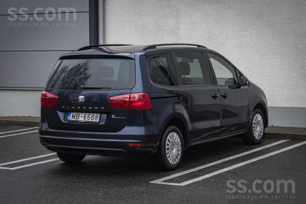 Blue SEAT Alhambra 2013 in Riga, with an engine capacity of 2.00 L and mileage of 0 thousand km for 5500 €, photo 4 on AUTOMOTO.COM.LV