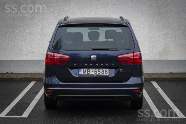 Blue SEAT Alhambra 2013 in Riga, with an engine capacity of 2.00 L and mileage of 0 thousand km for 5500 €, photo 5 on AUTOMOTO.COM.LV