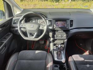 Blue SEAT Alhambra 2018 in Kaunas, with an engine capacity of 1.97 L and mileage of 270 thousand km for 12990 €, photo 9 on AUTOMOTO.COM.LV