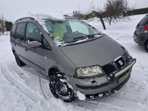 Brown SEAT Alhambra 2004 in Rokiskis, with an engine capacity of 1.90 L and mileage of 486 thousand km for 950 €, photo 11 on AUTOMOTO.COM.LV