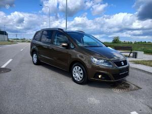 Brown SEAT Alhambra 2010 in Marijampole, with an engine capacity of 2.00 L and mileage of 214 thousand km for 6850 €, photo  on AUTOMOTO.COM.LV