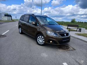 Brown SEAT Alhambra 2010 in Marijampole, with an engine capacity of 2.00 L and mileage of 214 thousand km for 6850 €, photo 8 on AUTOMOTO.COM.LV