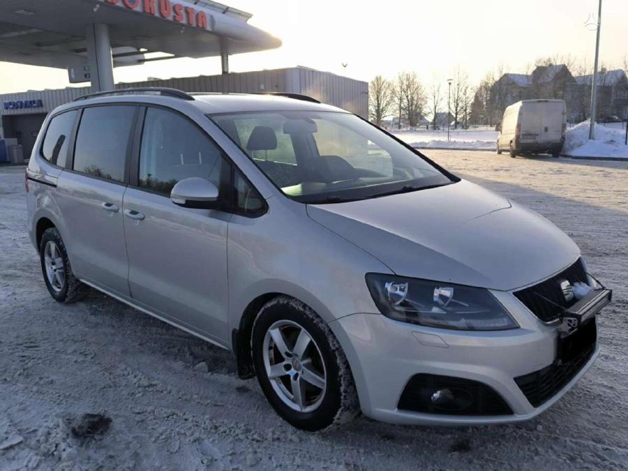 Brūns SEAT Alhambra 2011 Kauņa, ar dzinēja tilpumu 1.97 L un nobraukumu 368 tūkst. km par 6000 €, foto 2 vietnē AUTOMOTO.COM.LV