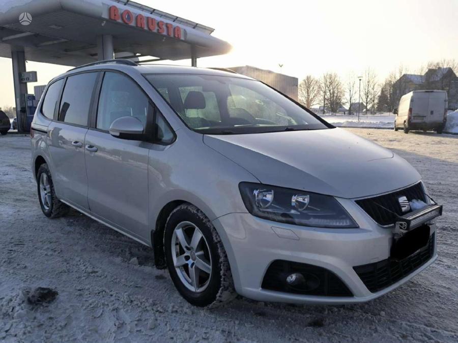 Brūns SEAT Alhambra 2011 Kauņa, ar dzinēja tilpumu 1.97 L un nobraukumu 368 tūkst. km par 6000 €, foto 6 vietnē AUTOMOTO.COM.LV