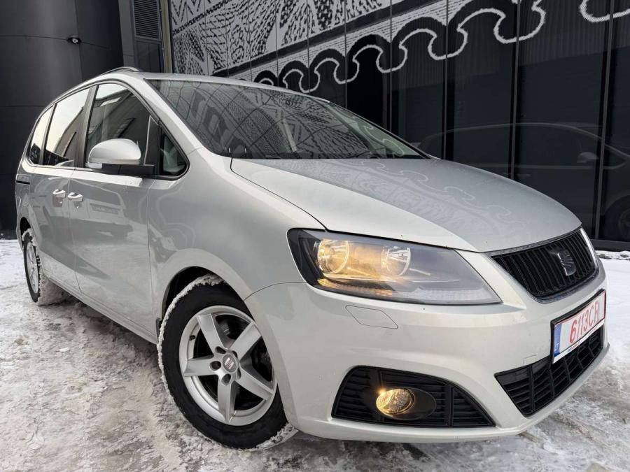 Brown SEAT Alhambra 2011 in Kaunas, with an engine capacity of 1.97 L and mileage of 361 thousand km for 5750 €, photo 2 on AUTOMOTO.COM.LV