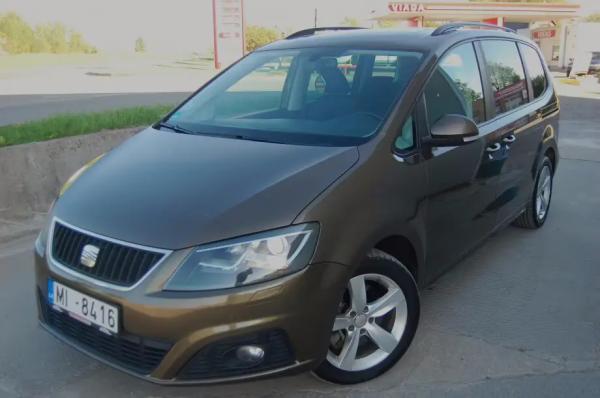 Brūns SEAT Alhambra 2011 Jēkabpils, ar dzinēja tilpumu 2.00 L un nobraukumu 261 tūkst. km par 7550 €, foto 1 vietnē AUTOMOTO.COM.LV