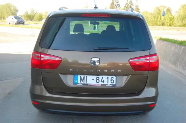 Brūns SEAT Alhambra 2011 Jēkabpils, ar dzinēja tilpumu 2.00 L un nobraukumu 261 tūkst. km par 7550 €, foto 9 vietnē AUTOMOTO.COM.LV