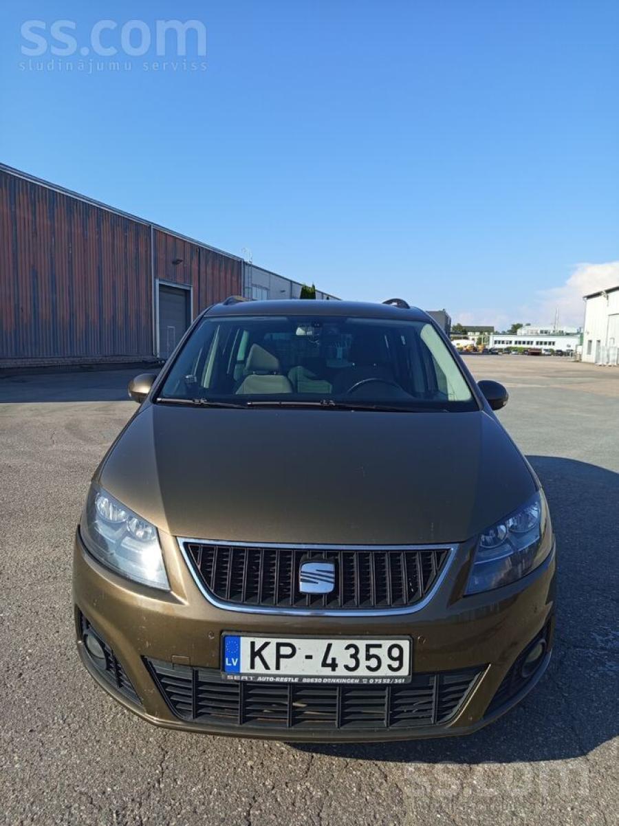 Brūns SEAT Alhambra 2011 Rīga, ar dzinēja tilpumu 2.00 L un nobraukumu 254 tūkst. km par 6700 €, foto 1 vietnē AUTOMOTO.COM.LV