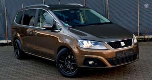 Brown SEAT Alhambra 2012 in Vilnius, with an engine capacity of 1.97 L and mileage of 291 thousand km for 7950 €, photo 5 on AUTOMOTO.COM.LV