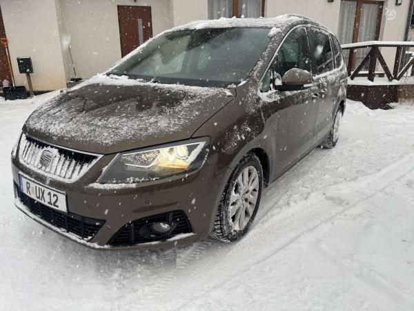 Brown SEAT Alhambra 2012 in Vilnius, with an engine capacity of 1.97 L and mileage of 284 thousand km for 6500 €, photo 2 on AUTOMOTO.COM.LV