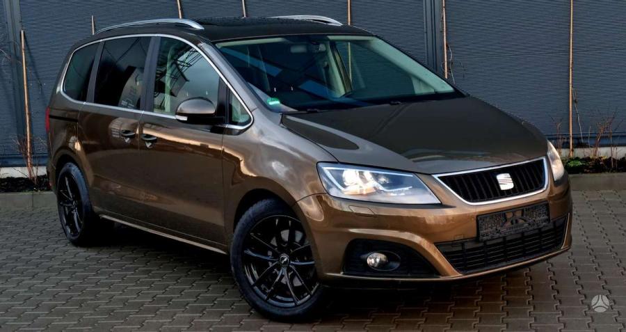 Brūns SEAT Alhambra 2012 Viļņa, ar dzinēja tilpumu 1.97 L un nobraukumu 291 tūkst. km par 7950 €, foto 2 vietnē AUTOMOTO.COM.LV