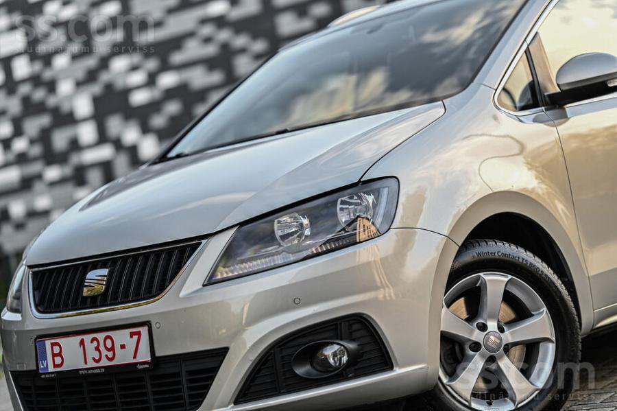 Brūns SEAT Alhambra 2012 Jelgava, ar dzinēja tilpumu 2.00 L un nobraukumu 240 tūkst. km par 8700 €, foto 8 vietnē AUTOMOTO.COM.LV