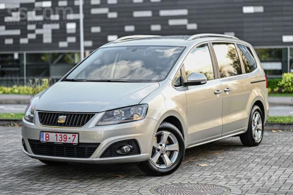 Brown SEAT Alhambra 2012 in Jelgava, with an engine capacity of 2.00 L and mileage of 240 thousand km for 8700 €, photo 3 on AUTOMOTO.COM.LV